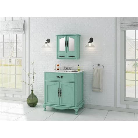 Turquoise Bathroom Cabinet Rispa