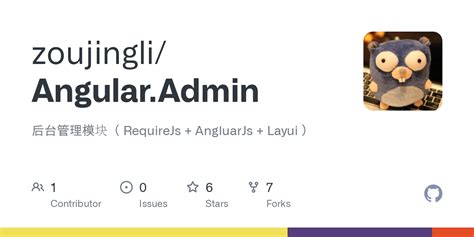 Github Zoujingliangularadmin 后台管理模块（ Requirejs Angluarjs Layui