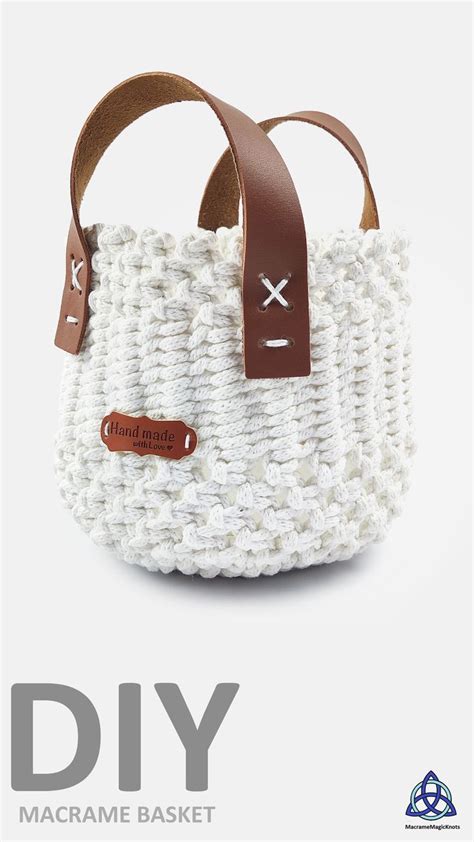 Diy Macrame Basket Artofit