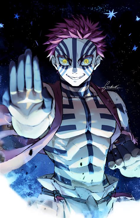 Akaza Demon Slayer Fanart