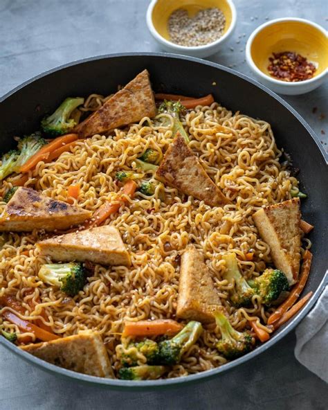 Vegan Ramen Noodle Stir Fry Six Hungry Feet Asian Inspired