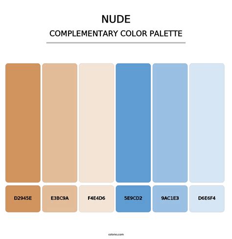 Nude Color Palettes Colorxs Com