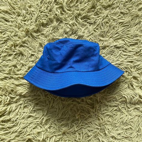 Royal Blue Bucket Hat Men S Fashion Watches Accessories Caps Hats On Carousell