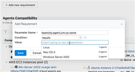 Configuring Agent Requirements Teamcity On Premises Documentation