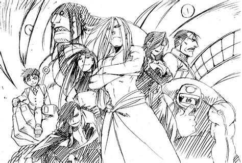 Lust Greed Envy Pride King Bradley And More Fullmetal Alchemist Drawn By Arakawa Hiromu