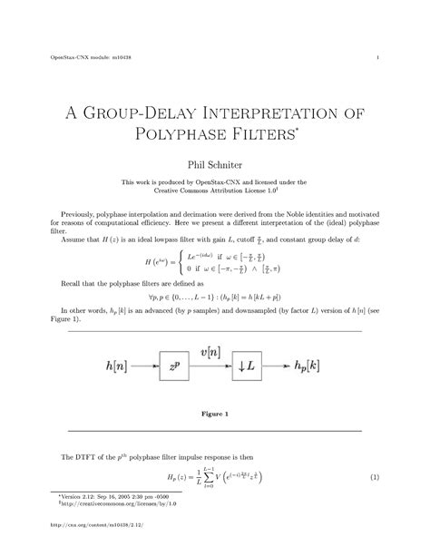 A Group Delay Interpretation Of Polyphase Filters 13 Op Enstax Cnxmo Dulem10438 1 A Group
