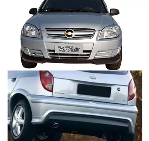 Spoiler Dianteiro Traseiro Celta Saia 2006 A 2011 Tg Poli