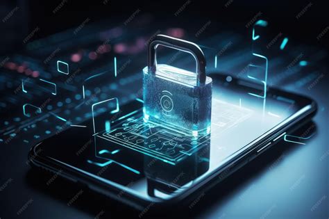 Premium Photo Cybersecurity Padlock Digital Lock On Technology Network Data Protection Cyber