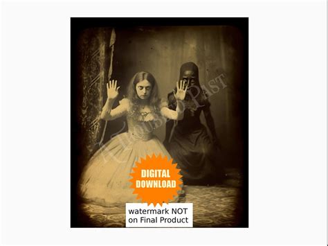 Ghost Photo Vintage Ghost Halloween Photo For Scrapbooking Antique Ghost Picture Printable