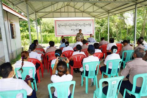 ဇမ္ဗူသီရိမြို့နယ်၌ မြန်မာနိုင်ငံကြက်ခြေနီ သူနာပြုတပ်ဖွဲ့တွေ့ဆုံပွဲအခမ