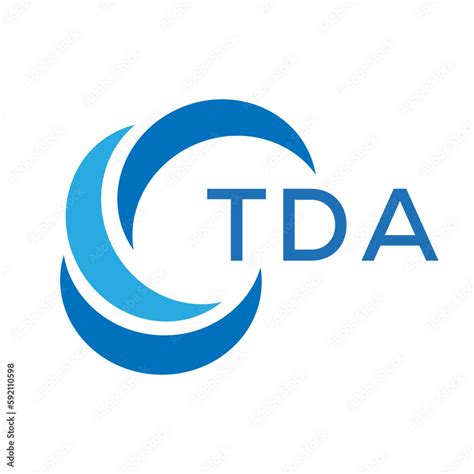 Tda Letter Logo Design Template Vector Tda Business Abstract
