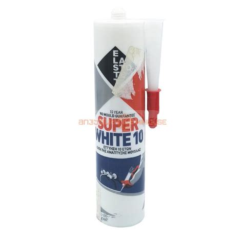 სილიკონი ანტიბაქტერიული Elastotet Super White 10 Silicone Tr მეორადი და ახალი ნივთების ყიდვა
