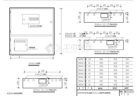 某地区住宅楼房电气安装设计cad施工图纸居住建筑土木在线