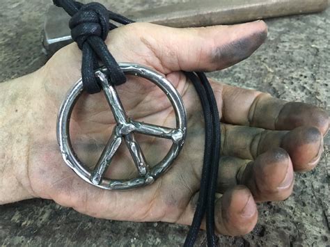 Mens Necklace Hippie Jewelry Stainless Steel Hippie Etsy