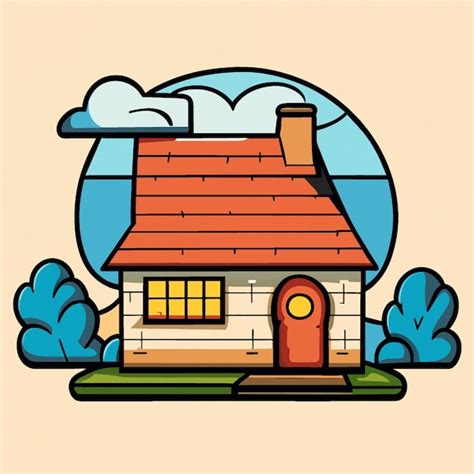 Vector Art Home Clipart Vetor Premium