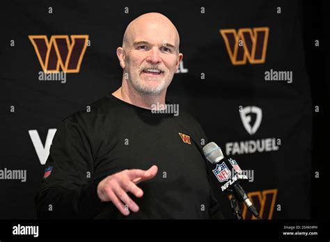 Washington Commanders Head Coach Dan Quinn Speaks At A News Conference