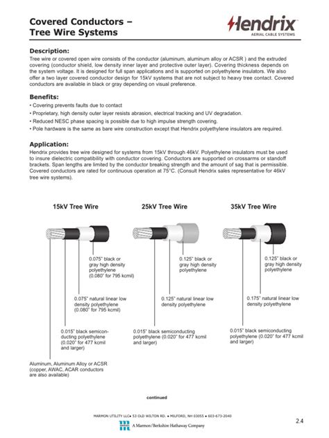 Covered Conductors Tree Wire Systems Pdf Insulator Electricity Wire