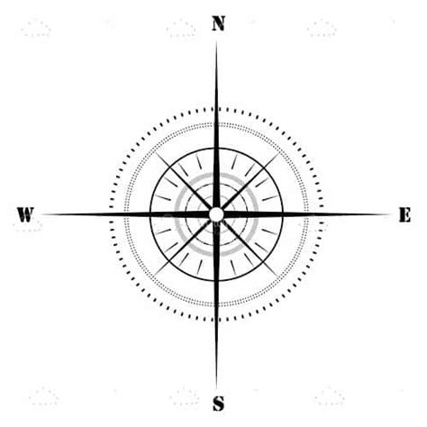Compass Sketch At Explore Collection Of Compass Sketch