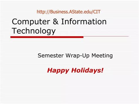 PPT Computer Information Technology PowerPoint Presentation ID 4201538
