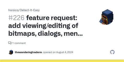 Feature Request Add Viewingediting Of Bitmaps Dialogs Menus Etc