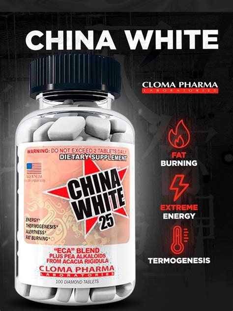 Жиросжигатель Cloma China White 100 капсул, для похудения - купить с ...