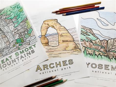 Free Coloring Pages Yosemite National Park 2025