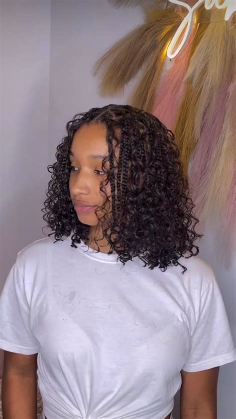 YOU NEED TO TRY THESE BOHO KNOTLESS Short Box Braids Hairstyles Hair Styles Goddess