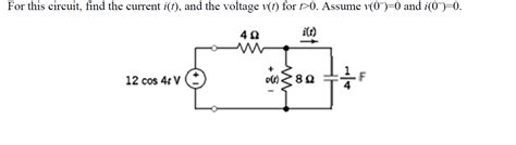 Solved For This Circuit Find The Current I T And The Chegg Com