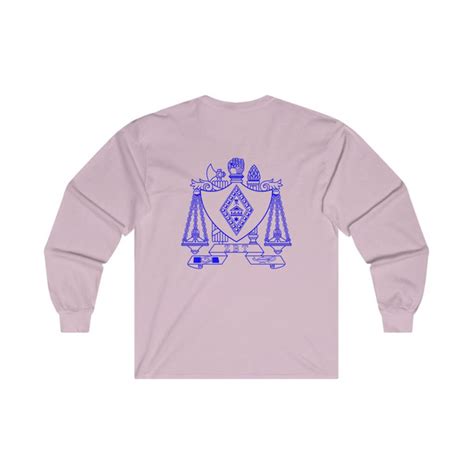 Zeta Beta Tau World Famous Crest Long Sleeve T Shirt Greek Gear
