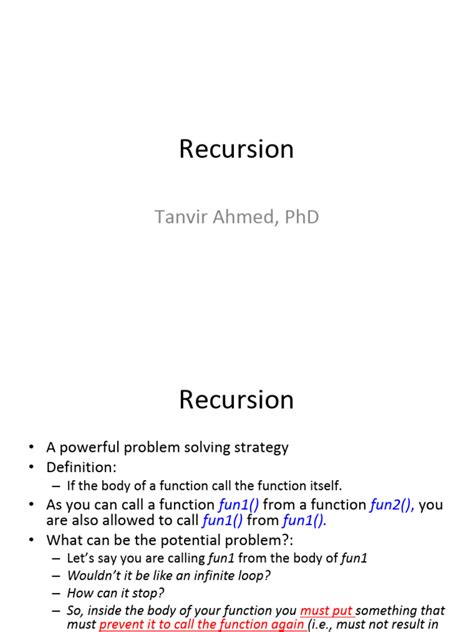 4 Recursion V2 Pdf String Computer Science Mathematical Logic