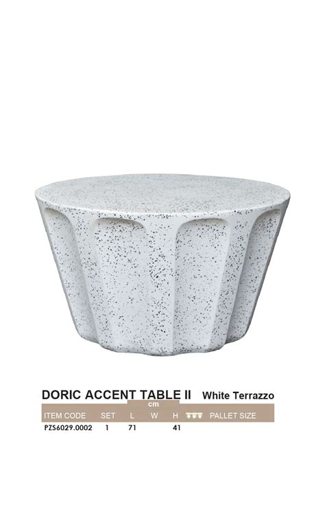 Doric Accent Table Ii Rosa Planters Vietnam Co Ltd