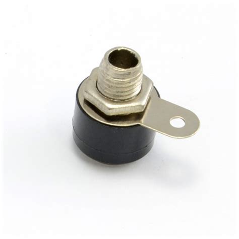 Black 4mm Panel Mount Banana Socket Australia