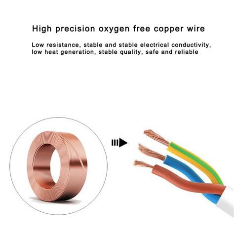 Power Kabels Draad Eu 2prong Plug Extension Adapte Grandado