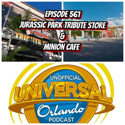 Uuop 561 Jurassic Park Tribute Store And Minion Cafe Theme Park Duo