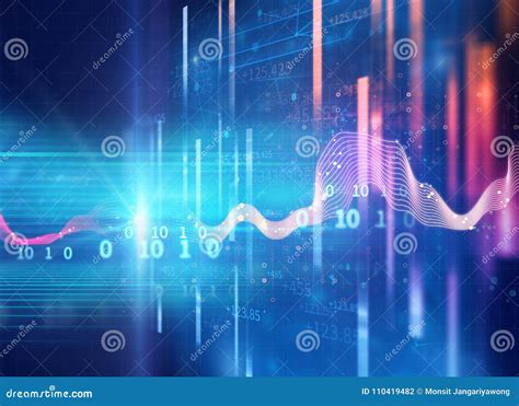 Digital Code Number Abstract Technology Background Stock Illustration Illustration Of Fine