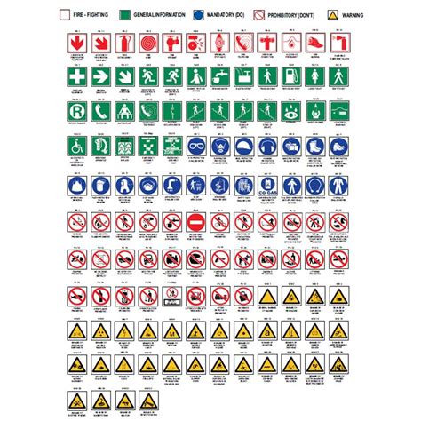 Symbolic Mandatory Safety Signs Ast Safetywear