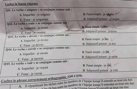 Exemple De Concours Daccès à Ispits Svt Fr Infirmier Maroc