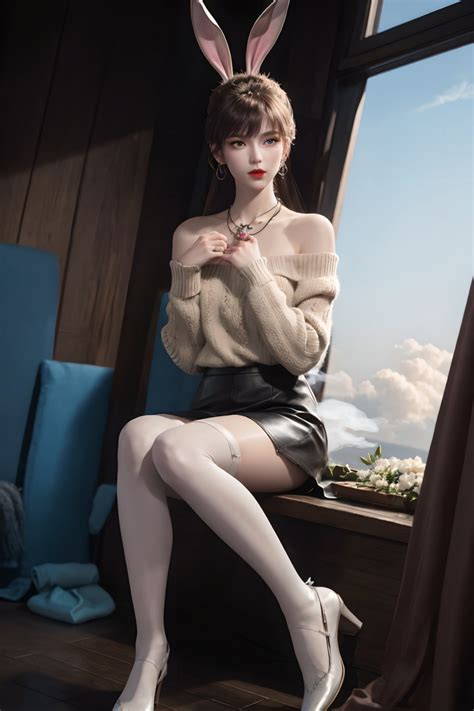 배경 화면 3D Animation 3d girl 성인 일체 포함 ai art AI generated AIGC