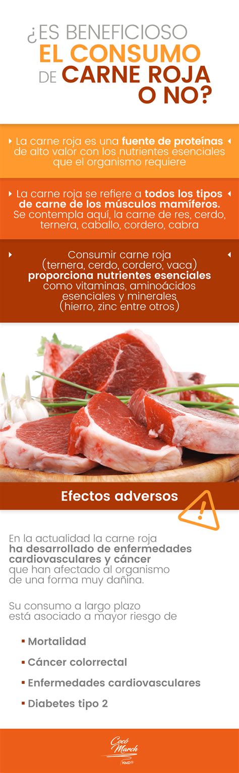 ¿cuáles Son Los Riesgos De Comer Carne Roja Coco March