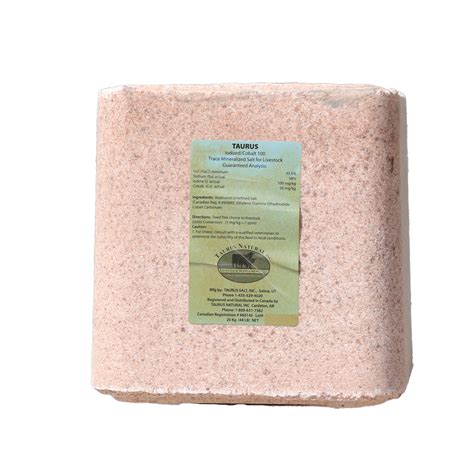 Mineral Salt Blocks For Your Cattle Taurus Premix