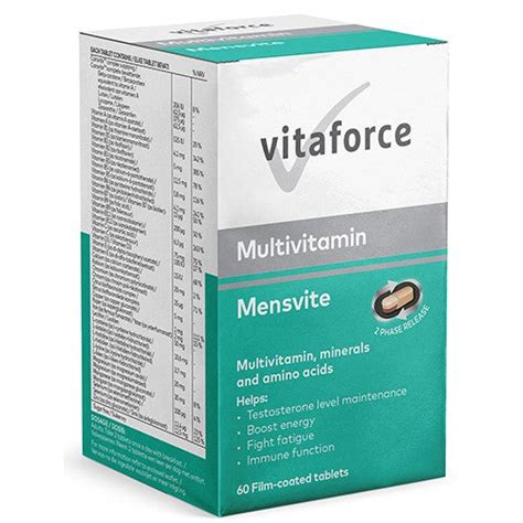 Vitaforce Mensvite Adult 60 Tablets Cura Pharm