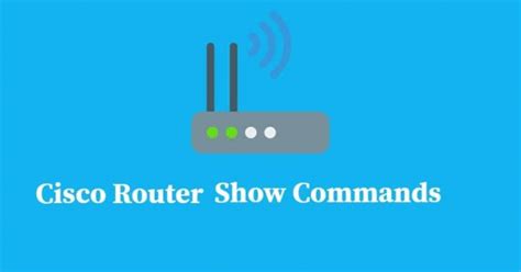 Cisco Router Show Commands Snabay Networking