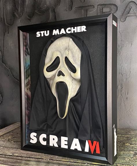 Scream 6 Movie Ghostface Mask Stu Macher Rehaul Horror Prop Etsy