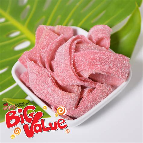 Big Value Li Hing Lychee Sour Belts 8 Oz Enjoy Snacks