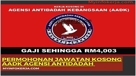 Permohonan Jawatan Kosong Aadk Agensi Antidadah Jawatan Kosong 2024