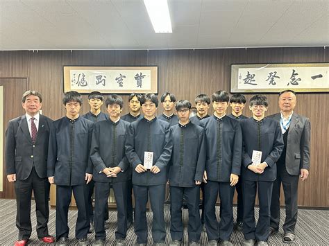 壮行会（12月16日） 浜松日体中・高等学校