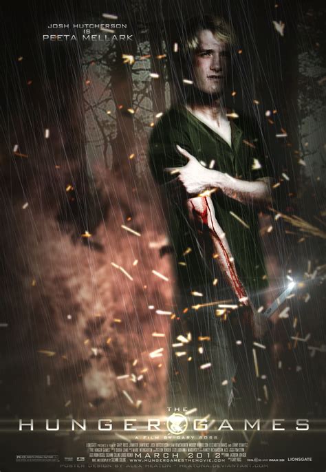 The Hunger Games Fanmade Movie Poster Peeta Mellark The Hunger Games Fan Art 23126433 Fanpop