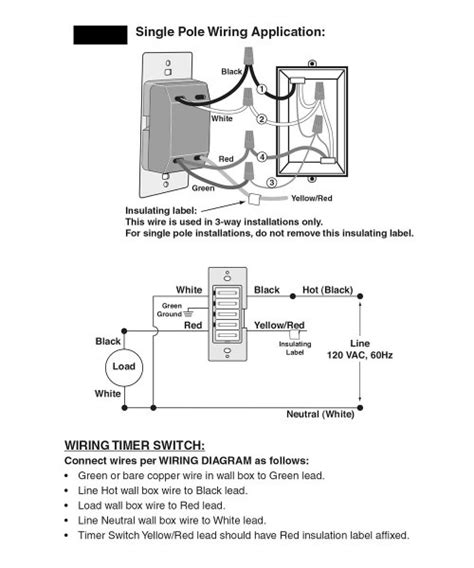 Leviton Timer Switch Wiring