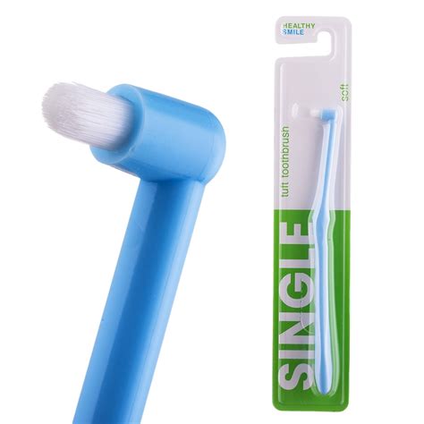 Healthy Smile Single Tuft Toothbrush Blue