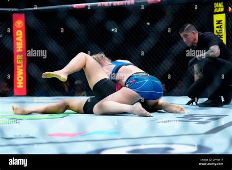 San Antonio Texas March 25 Holly Holm Top Controls The Body Of